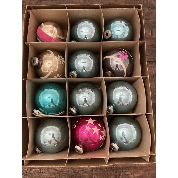 Shiny Brite | Holiday | Jumbo Shiny Brite Vintage Christmas Ornaments ...